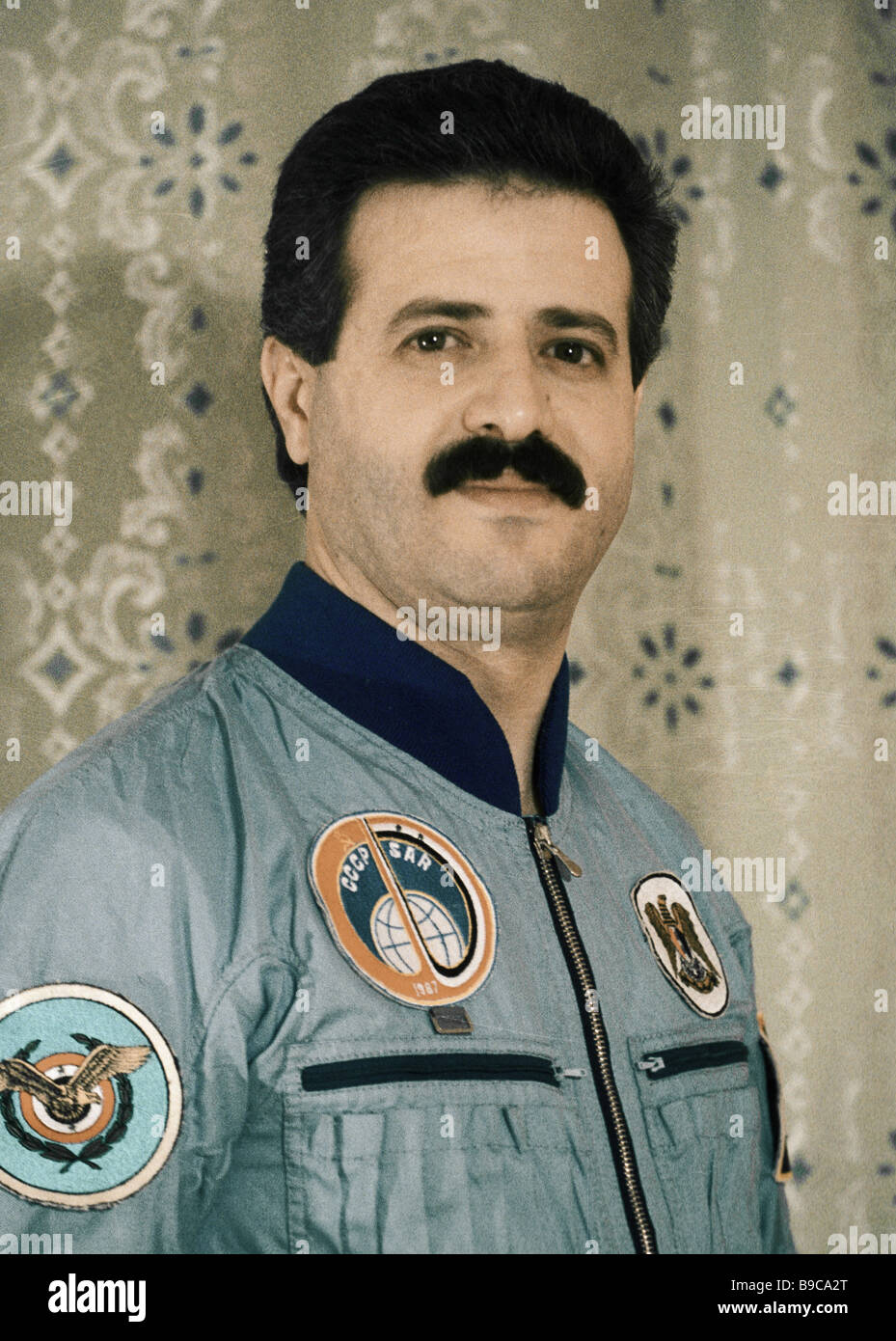 Syrian cosmonaut Muhammed Faris Stock Photo - Alamy
