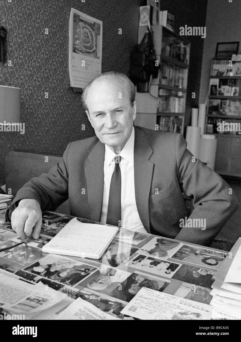 Academician Boris Sokolov a geologist and paleonthologist Stock Photo ...