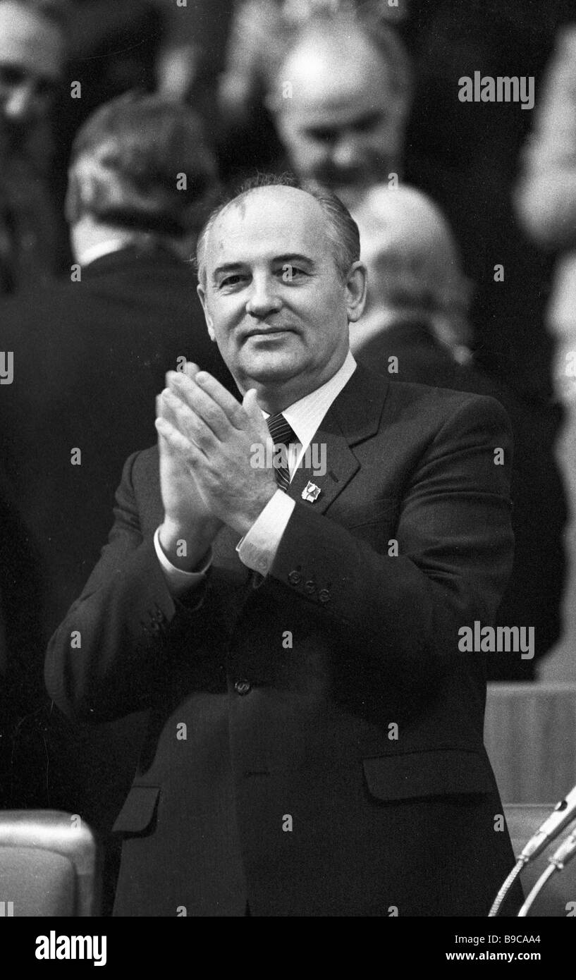 Gorbachev Black and White Stock Photos & Images - Alamy