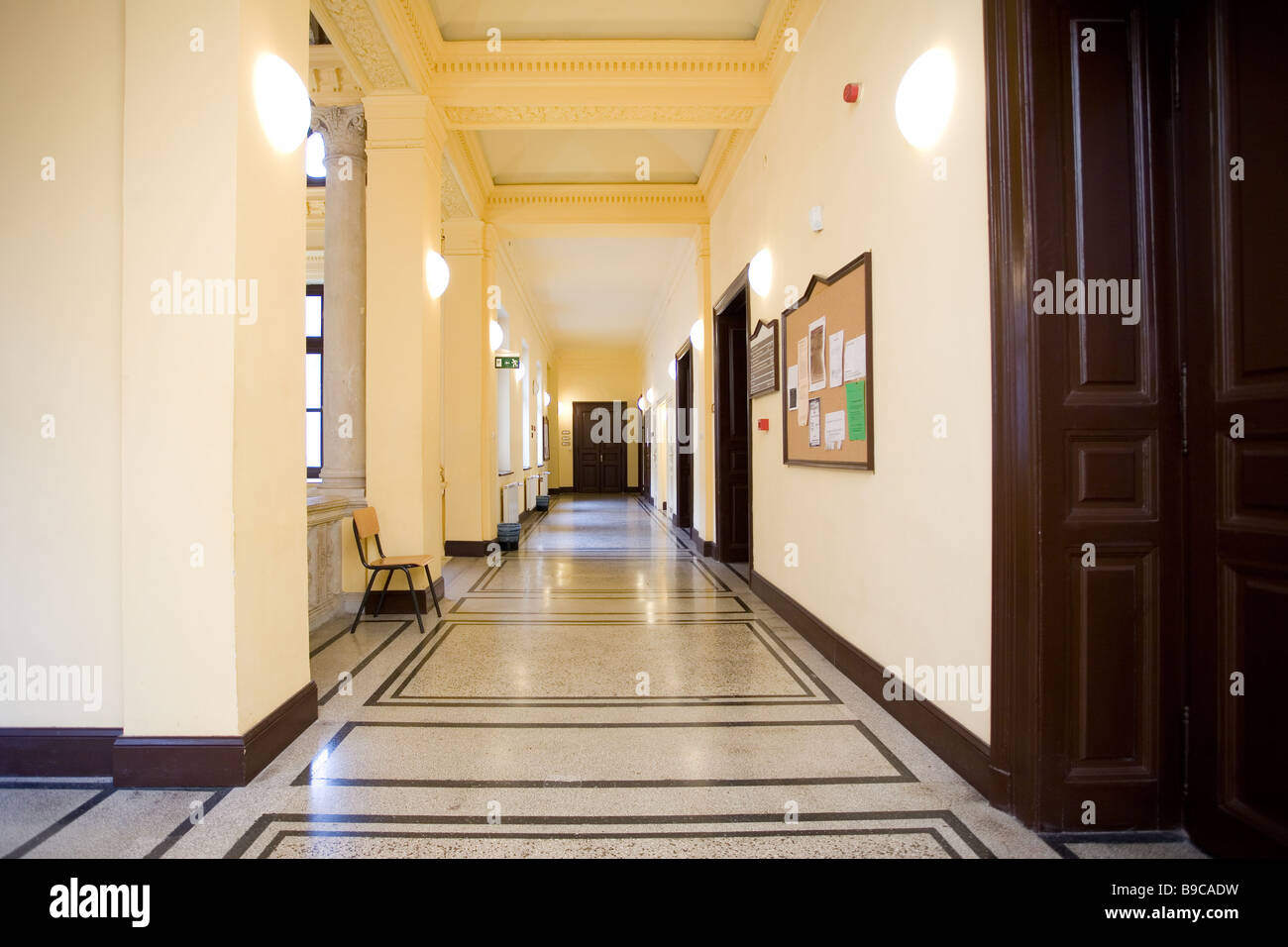 Corridor chair hi-res stock photography and images - Alamy
