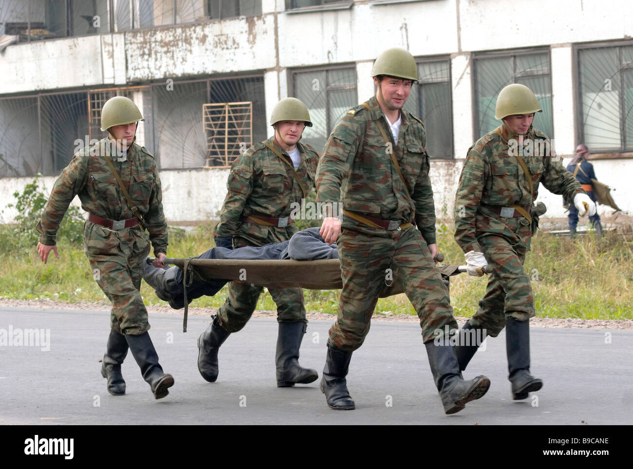 The Russian Emergency Situations Ministry holding a commander training ...