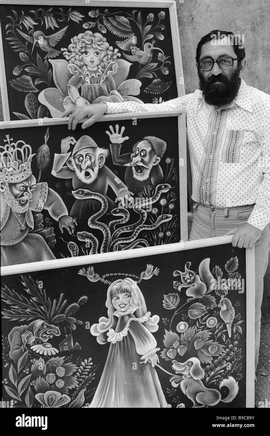 Armenian artist Alexander Bagramyan Stock Photo - Alamy