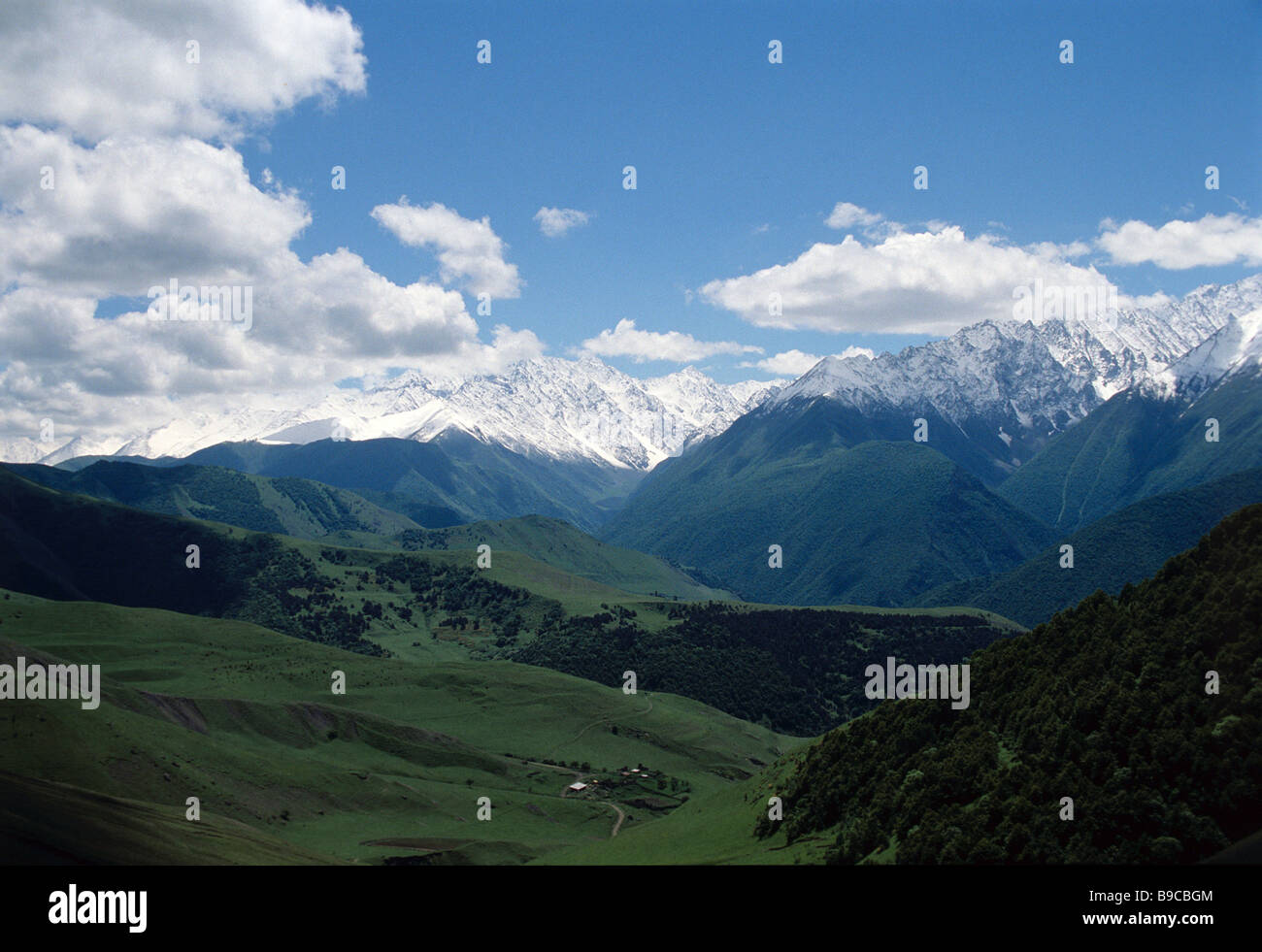 Valleys in Ingush mountains Stock Photo - Alamy