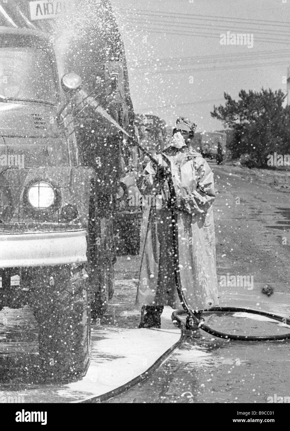 Following the Chernobyl nuclear plant accident the decontamination ...