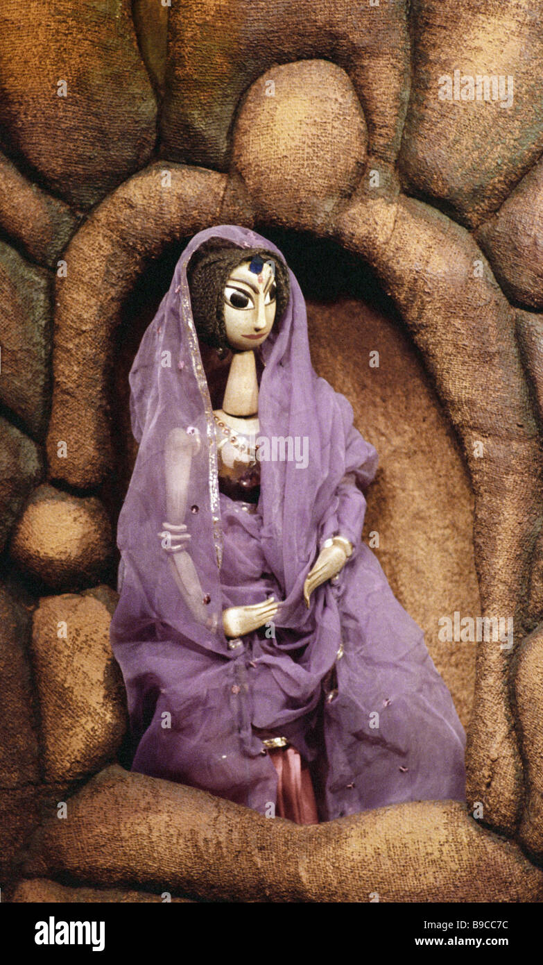 A scene from the Tsar Wanderer play based on the Indian epic ...