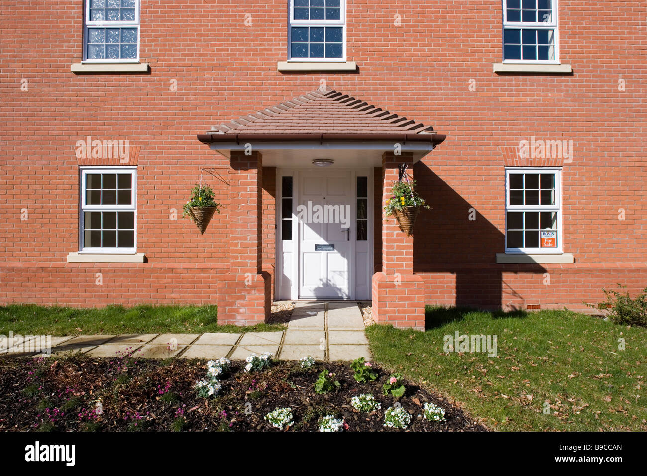 Front door of detached house Stock Photo - Alamy