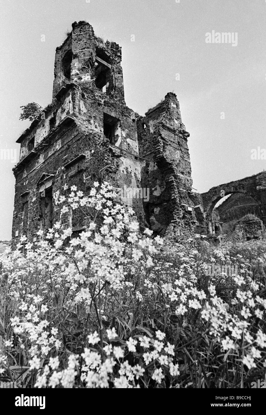 Oreshek fortress which survived the blockade of Leningrad Stock Photo ...