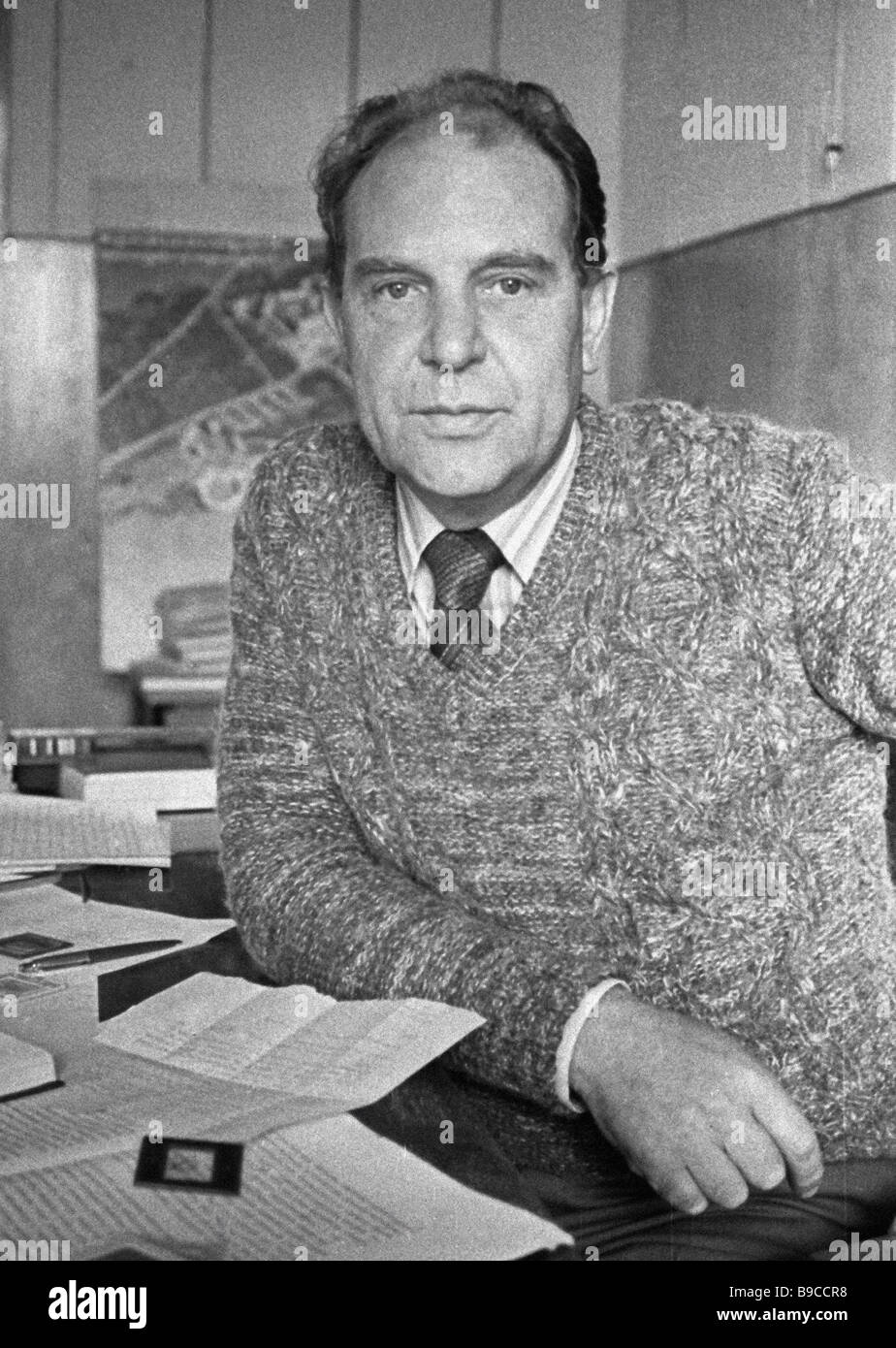 Scientist and forester Alexander Isayev Stock Photo - Alamy