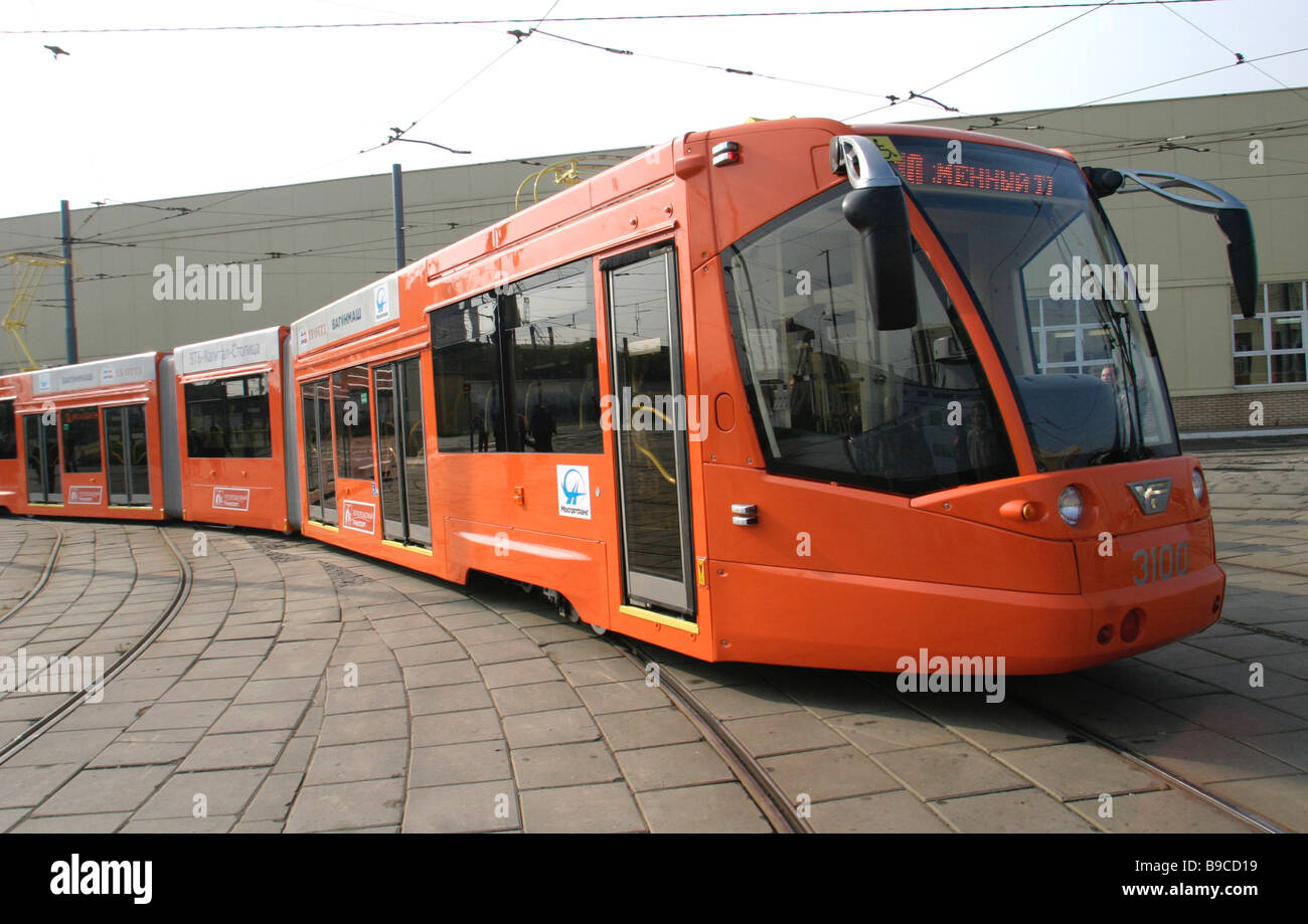 The 71 630 double articulated variable floor level tramcar manufactured ...