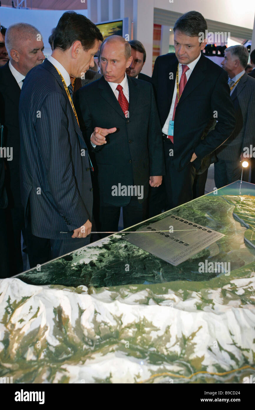 Deputy Prime Minister Alexander Zhukov President Vladimir Putin and ...