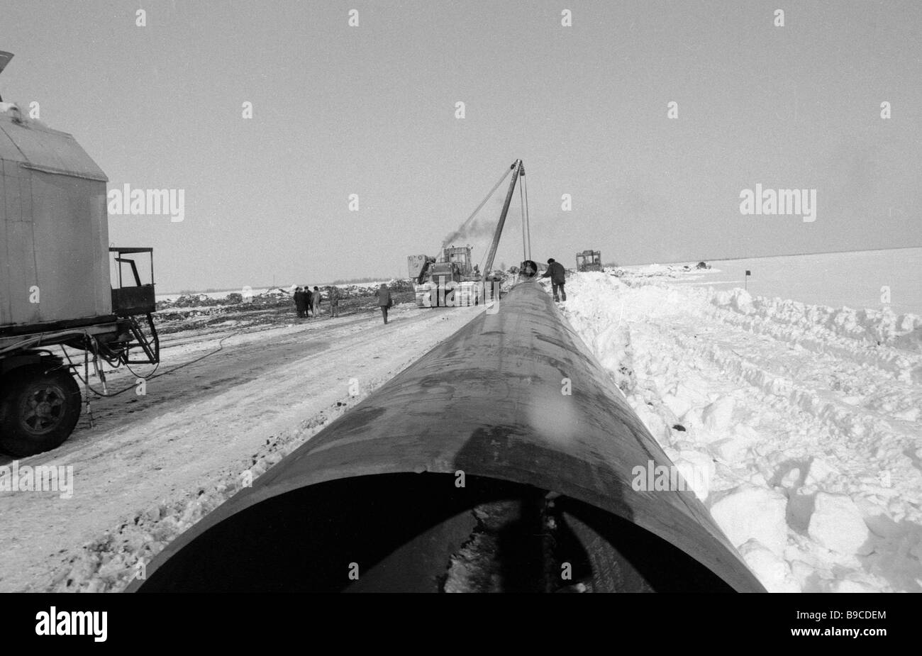 Yamburg Yelets II gas pipeline Stock Photo - Alamy