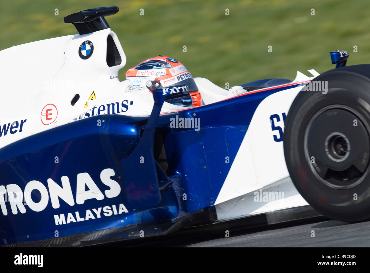 Robert Kubica POL in the BMW Sauber F1-09 racecar during Formula 1 ...