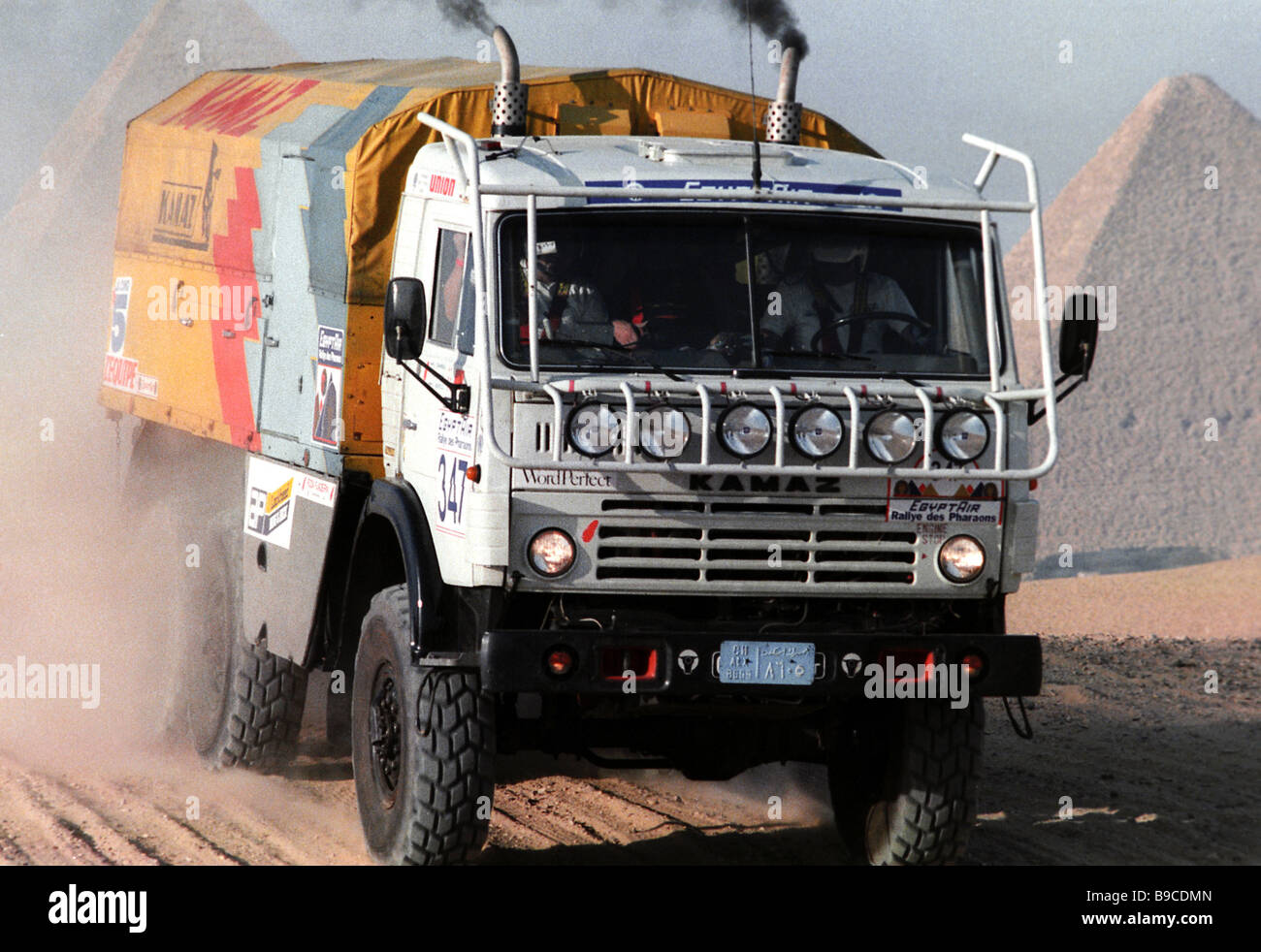 A Soviet truck competes in the Egyptian based Pharaoh 90 car race Stock ...