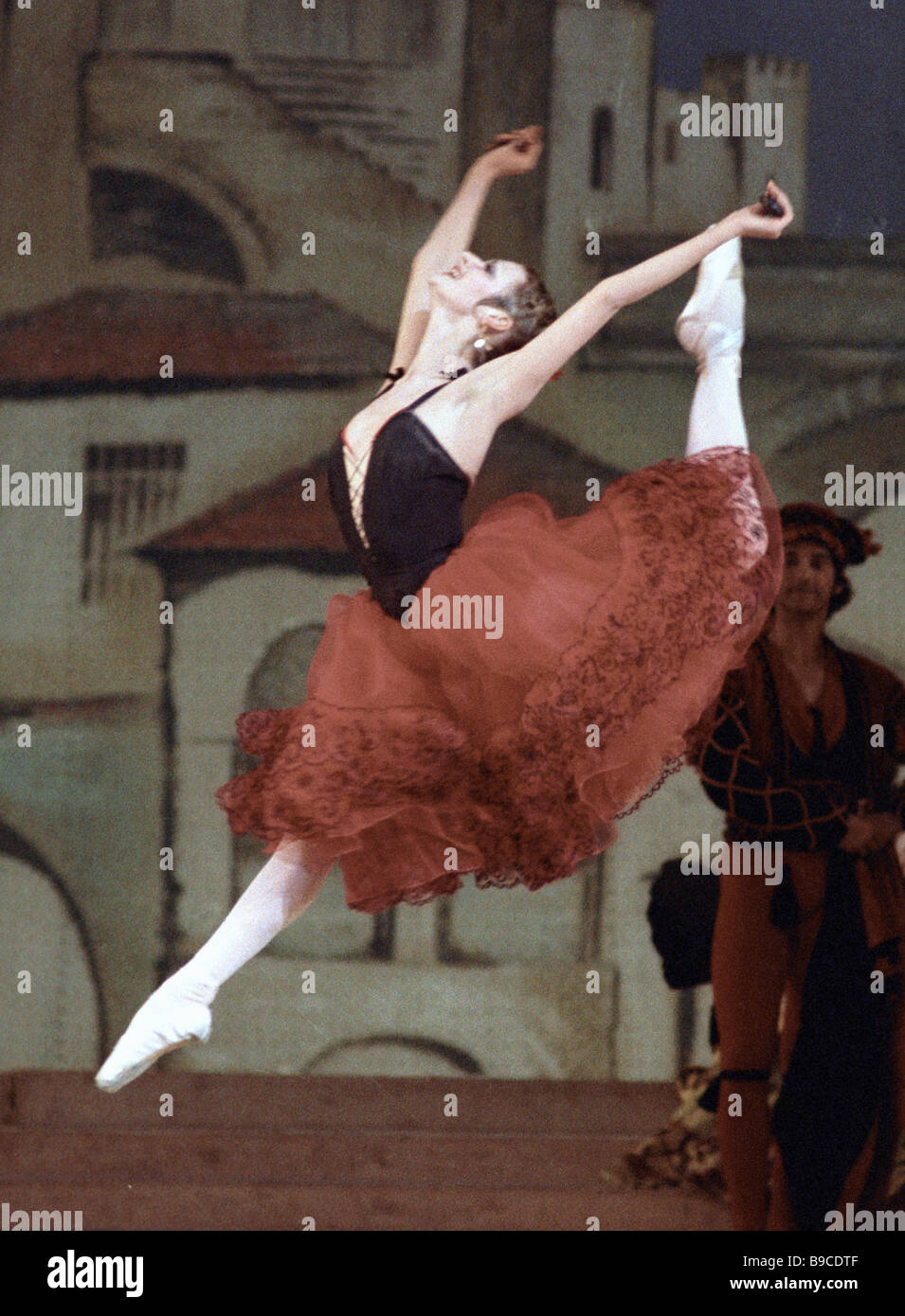 The Uzbek SSR Merited Artist Alla Mikhalchenko in a scene from the Don ...