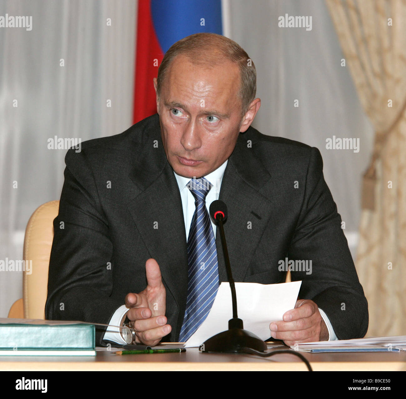 President Vladimir Putin participating in the State Council presidium ...