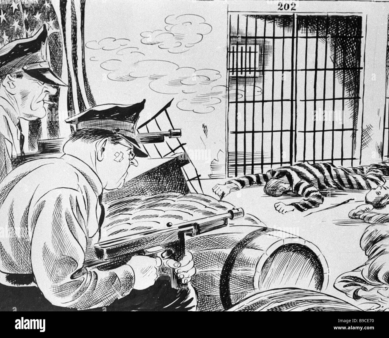 A reproduction of a cartoon by Danish artist Herluf Bidstrup In the ...