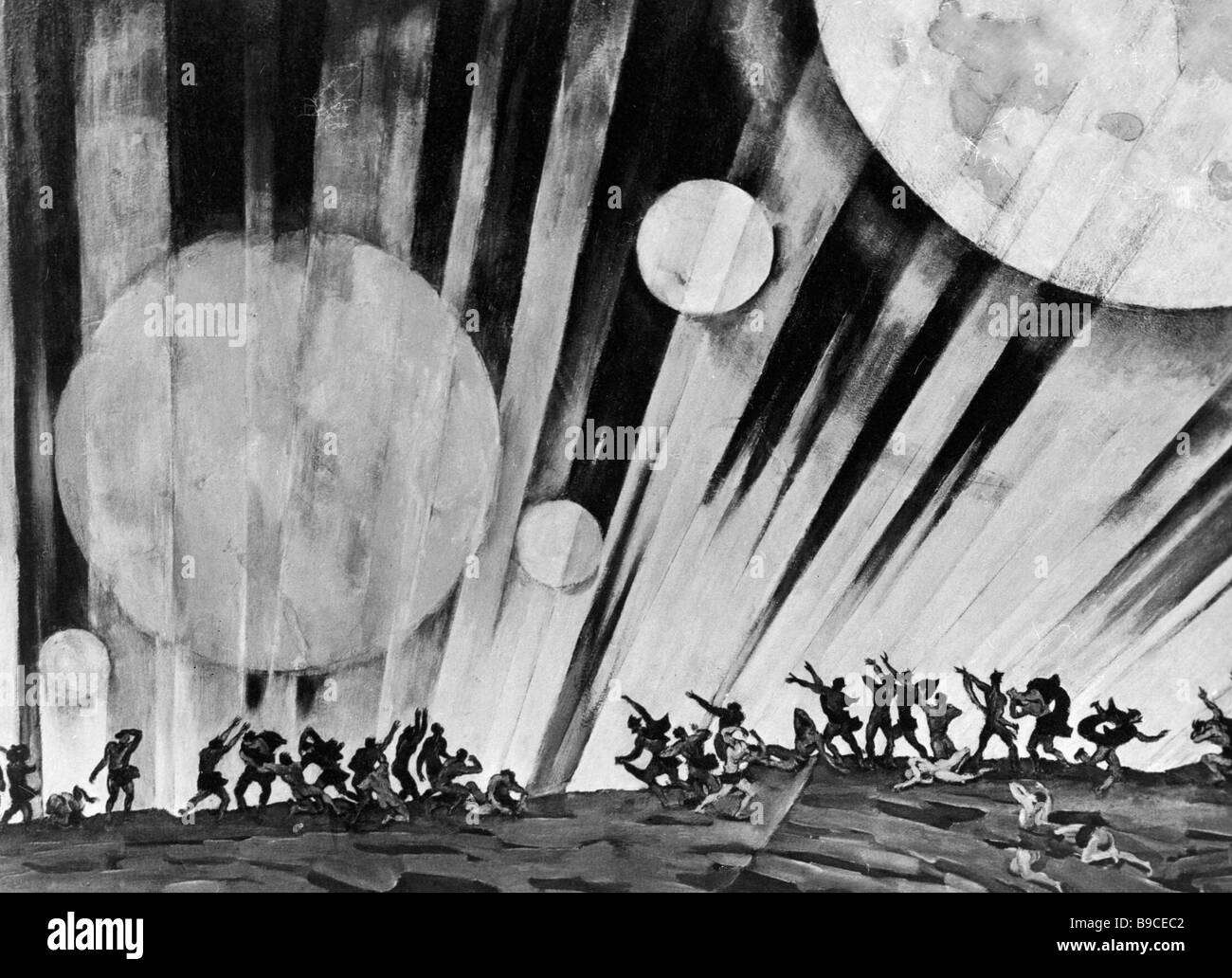 Reproduction of Konstantin Yuon s painting A New Planet 1921 from the ...