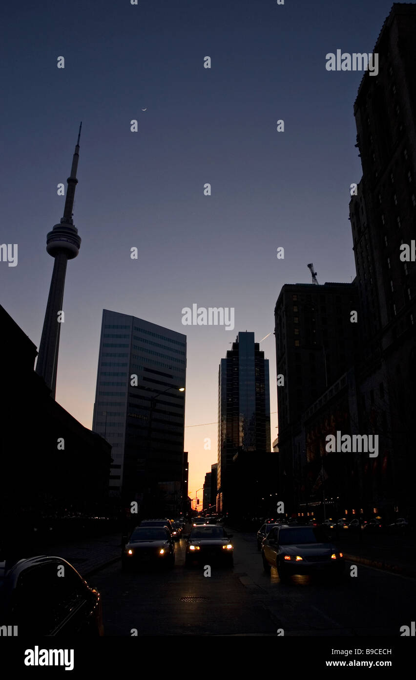 Cn tower evening hi-res stock photography and images - Alamy