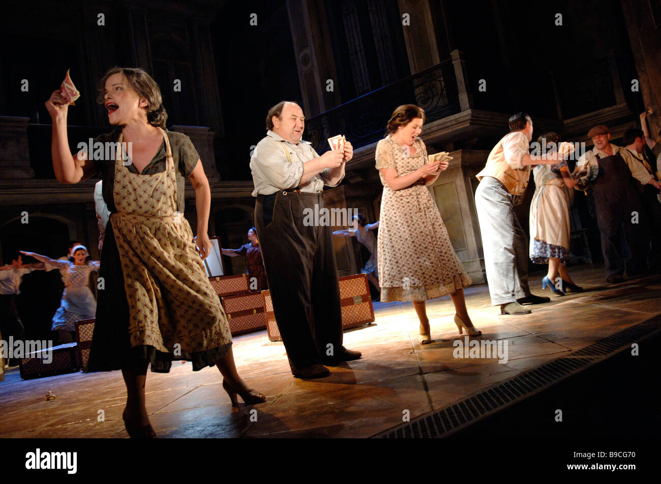 Evita. Starring Elena Rogers, Philip Quast and Matt Rawle Stock Photo ...