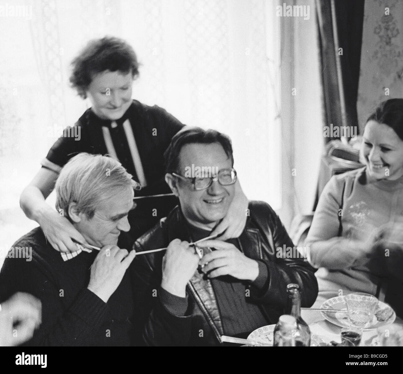 Daniil Granin left and Ales Adamovich right authors of the documentary ...