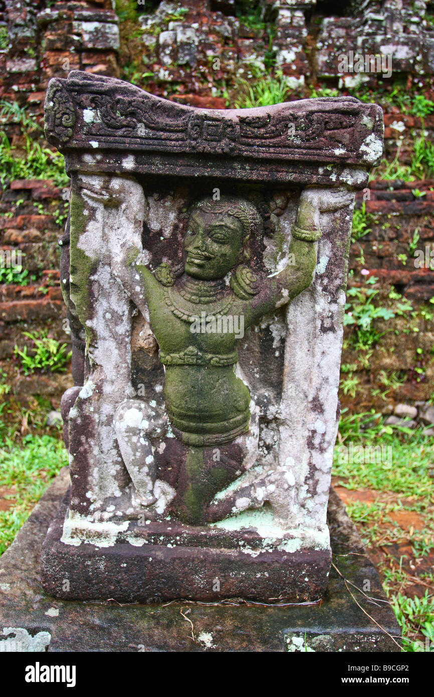 Ancient Ruins of temples at My Son, the capital of the Champa Kingdom ...