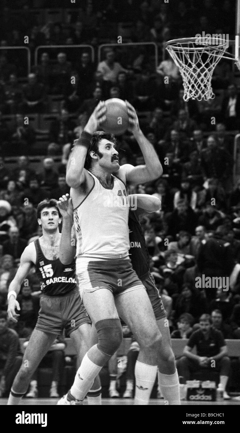 Vladimir Voronin member of the CSKA basketball team Stock Photo - Alamy