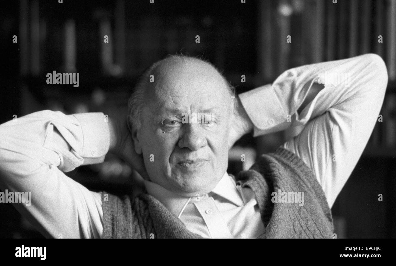 Soviet playwright Viktor Rozov Stock Photo - Alamy