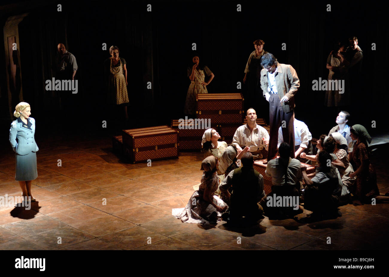 Evita. Starring Elena Rogers, Philip Quast and Matt Rawle Stock Photo ...