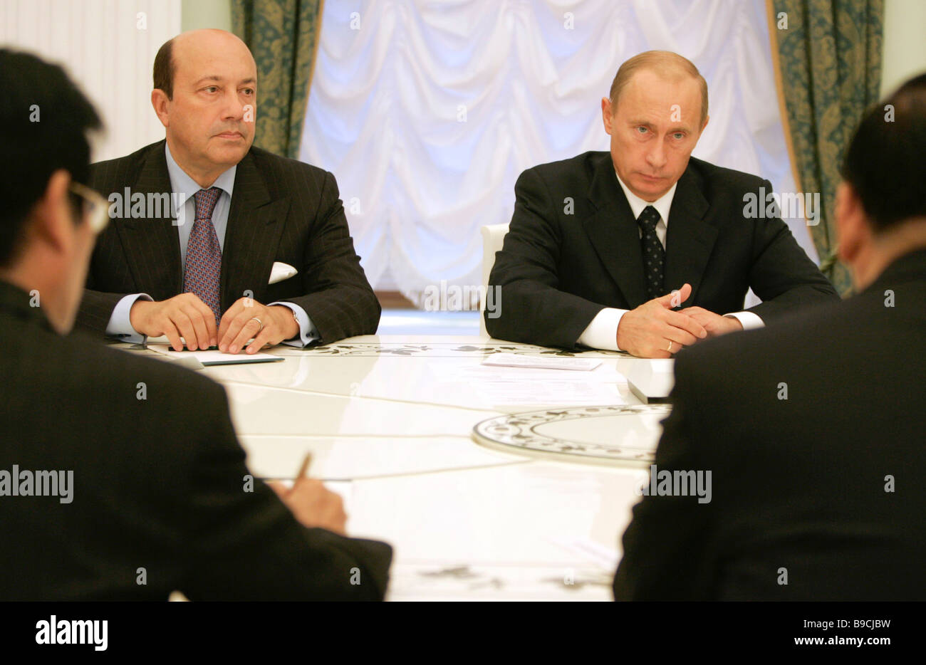 Russian President Vladimir Putin and Igor Ivanov federal Security ...