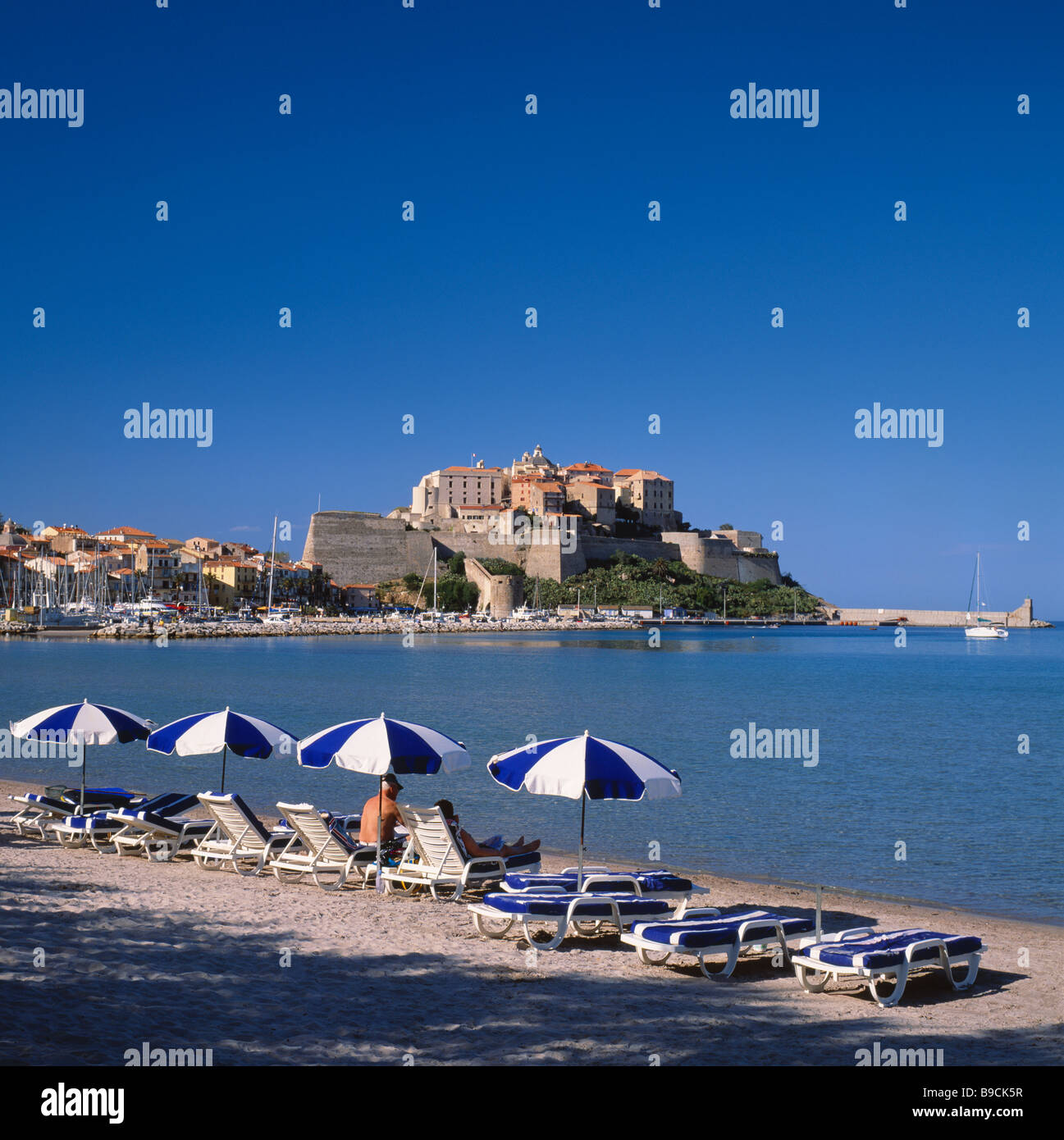 Calvi corsica beaches hi-res stock photography and images - Alamy
