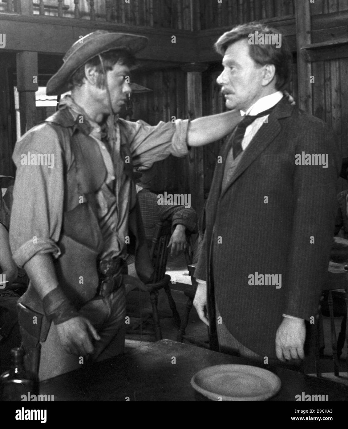 At the shooting of Chelovek s Bulvara Kaputsinov A Man From Boulevard ...