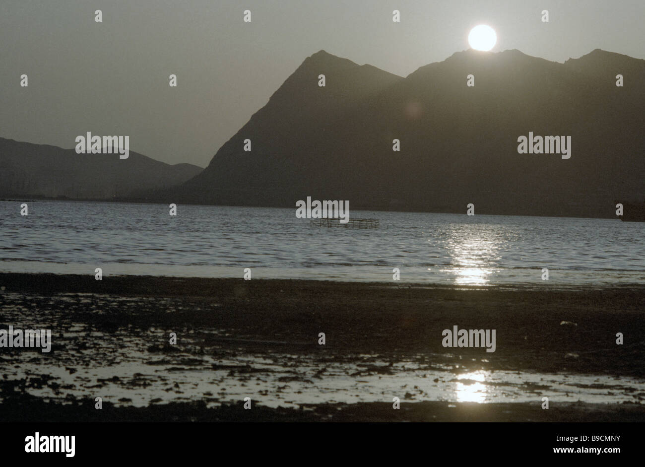 Sunset Outside Krasnovodsk Caspian Sea Stock Photo - Alamy