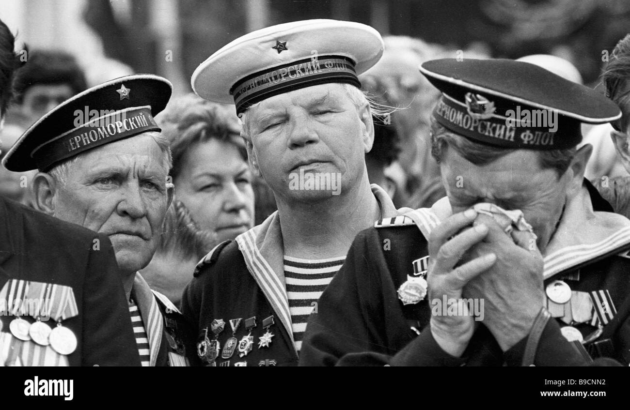 Naval scouts participants in the battle for the liberation of ...