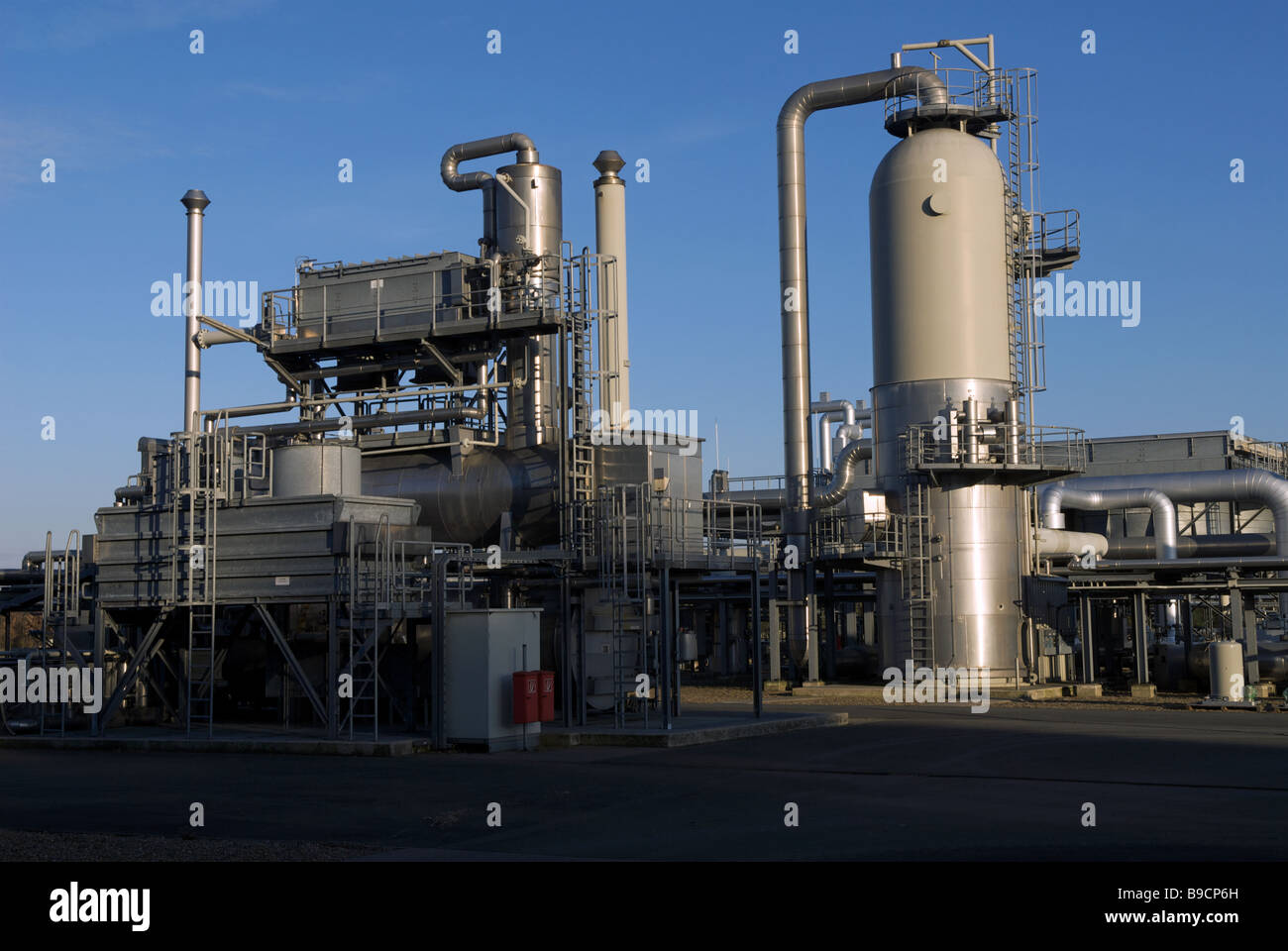 Wingas natural gas storage facility, Rehden, Northern Geramny Stock ...