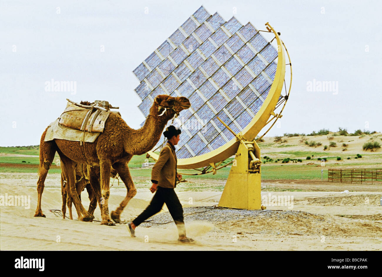 The Kvant R D amalgamation tests its solar batteries near the village ...