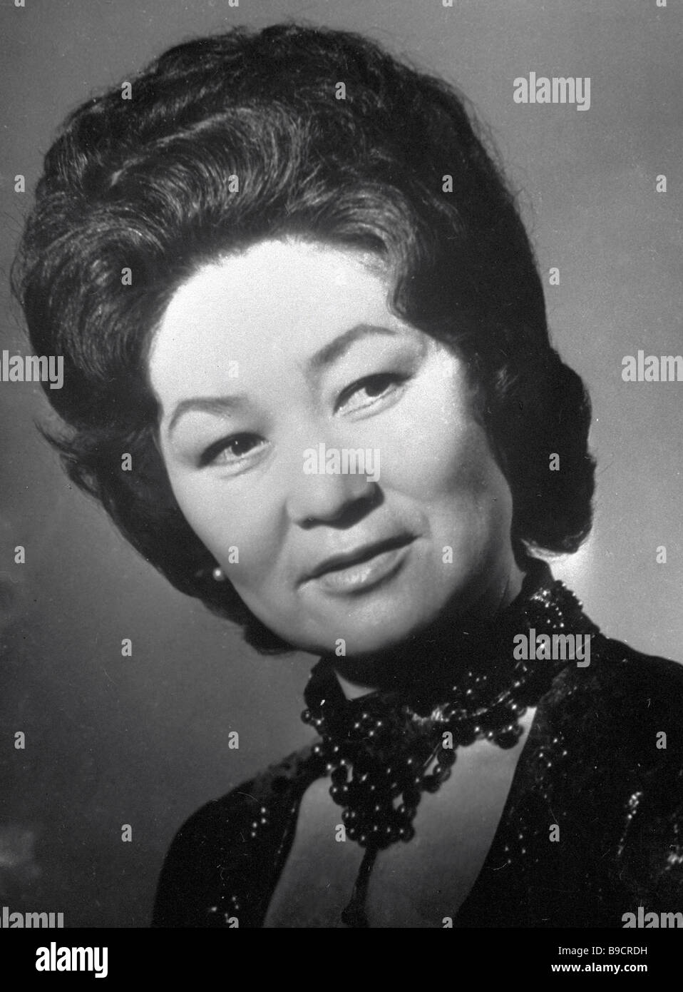 Operatic singer Kayirgul Sartbayeva leading performer of the Abdylas ...