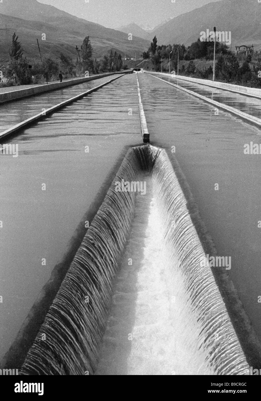 Sedimentation tank prevents the Tush Canal from silting and other ...