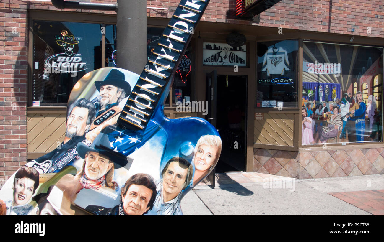 Legends Corner honky tonk bar and grill Nashville Tennessee USA Stock ...
