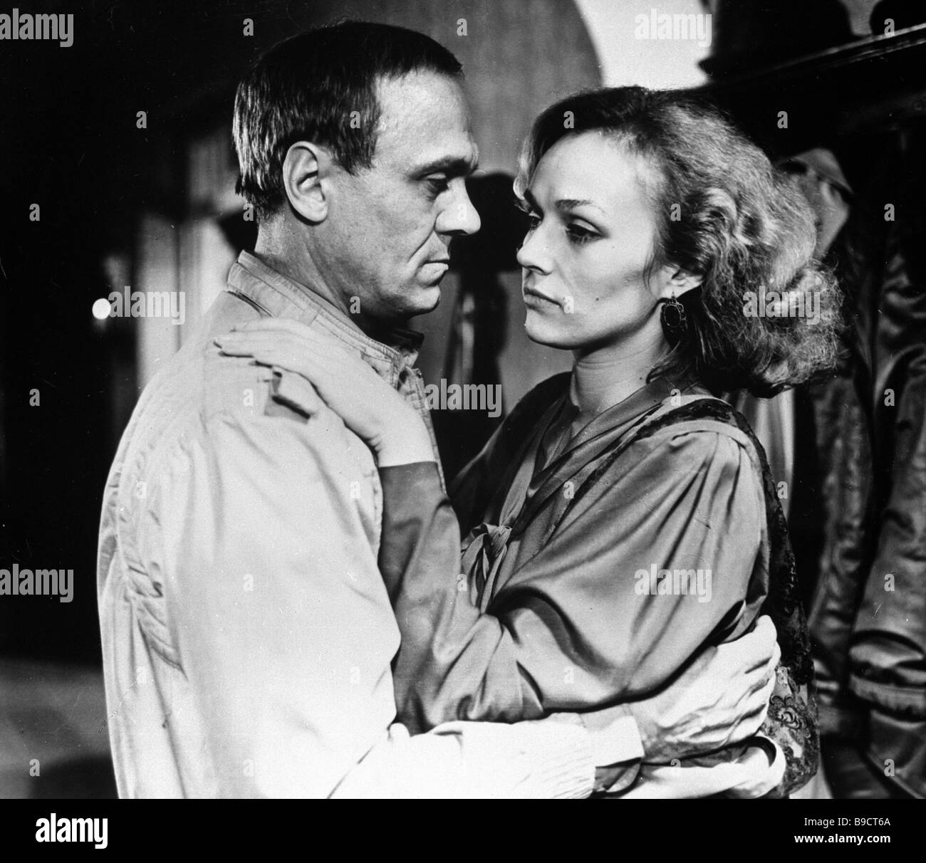 Actor Vladimir Menshov left as Sergei and actress Natalia Andreichenko ...