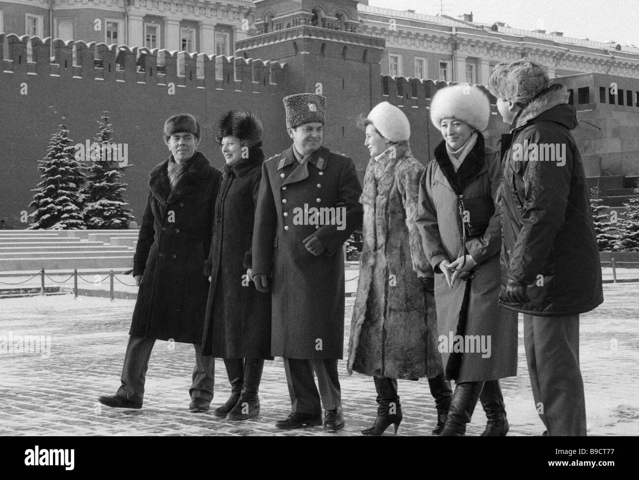 Soyuz TM 4 spacecraft crew mission specialist Anatoly Levchenko crew ...