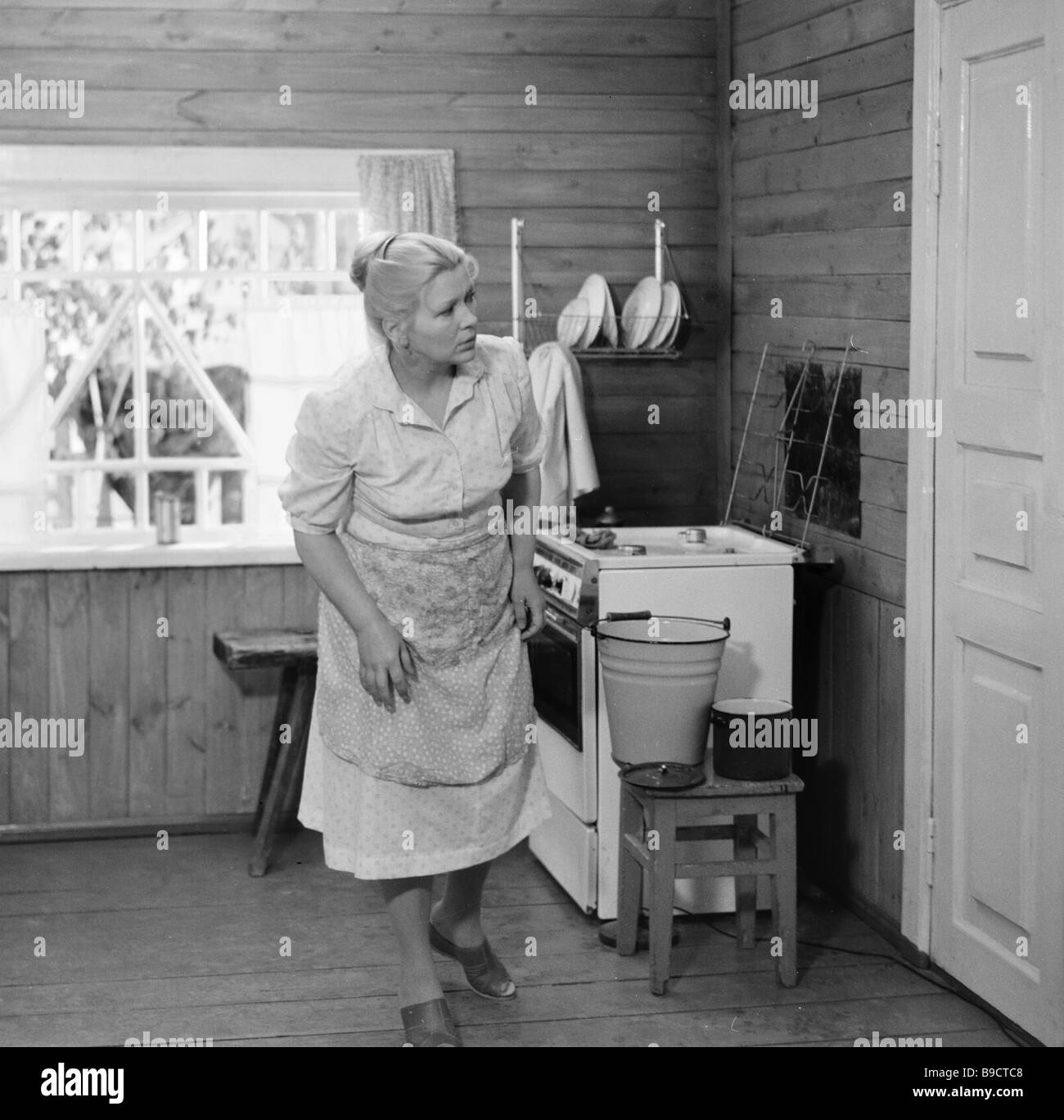 The famous Soviet actress Galina Polskikh holder of the 1978 State ...