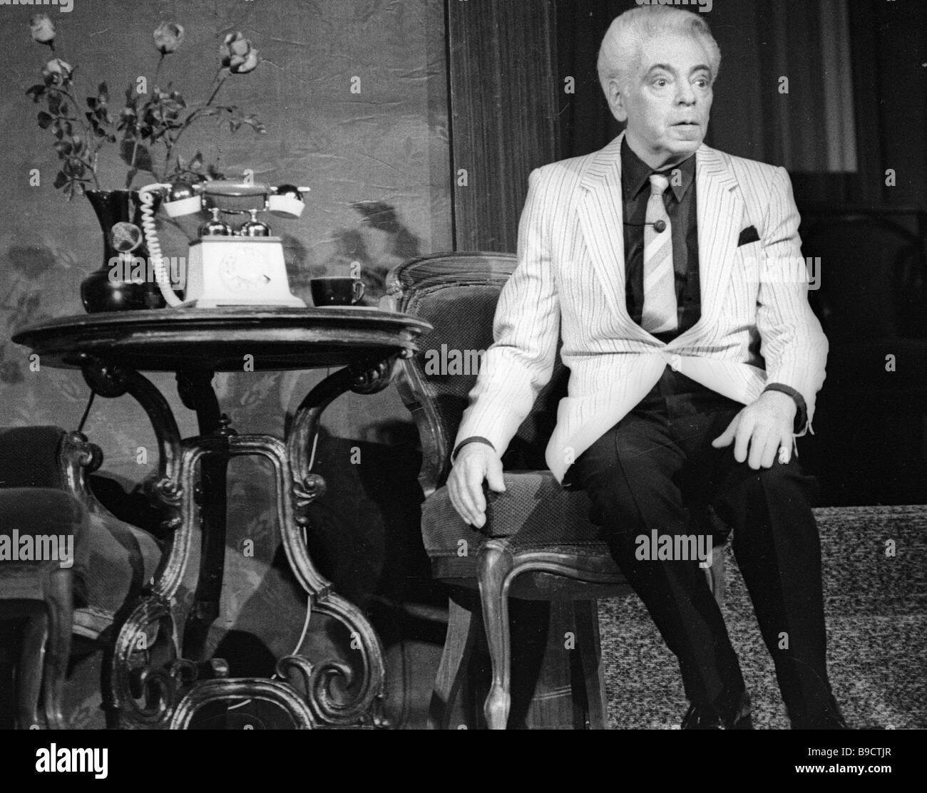 USSR People s Artist Arkady Raikin the head of the Satirikon Theater ...