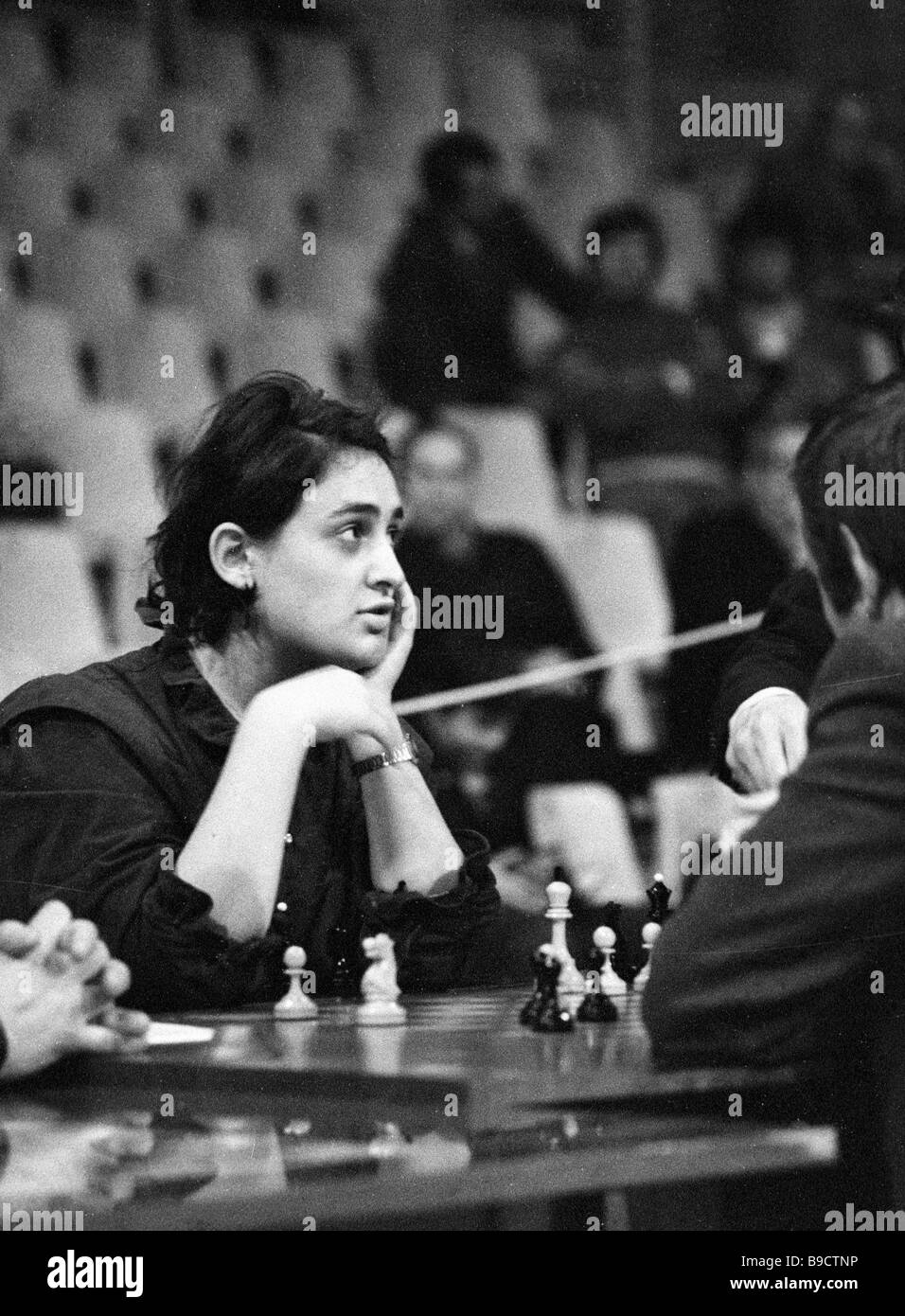 World chess champion Maia Chiburdanidze Stock Photo - Alamy