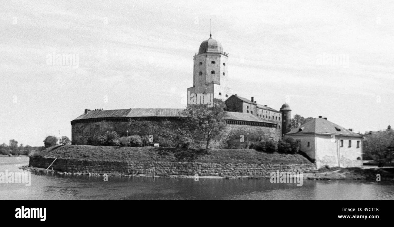 A view of the Vyborg fortress Stock Photo - Alamy
