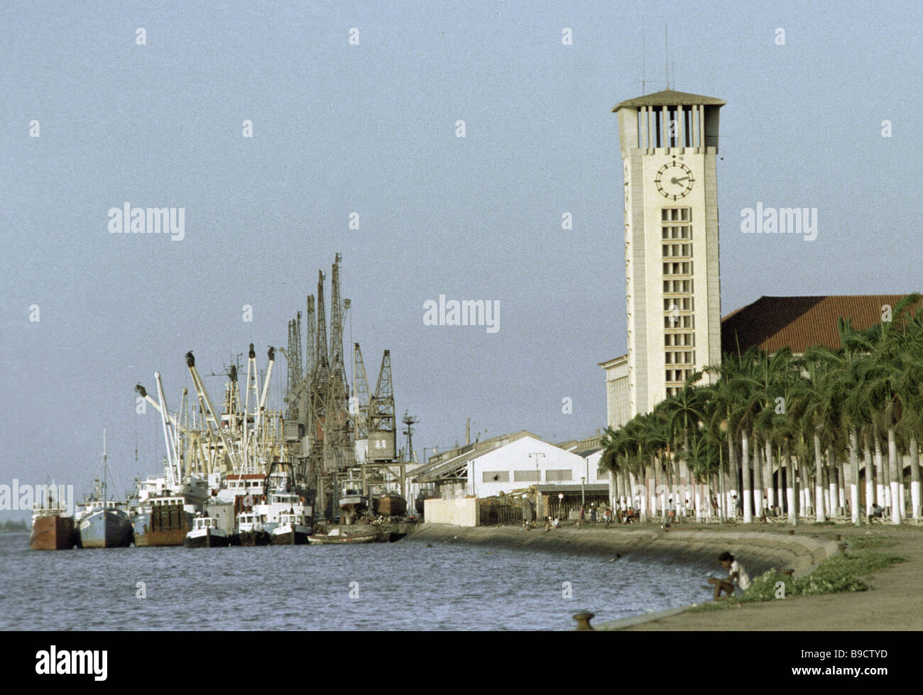 City port of Luanda Stock Photo - Alamy