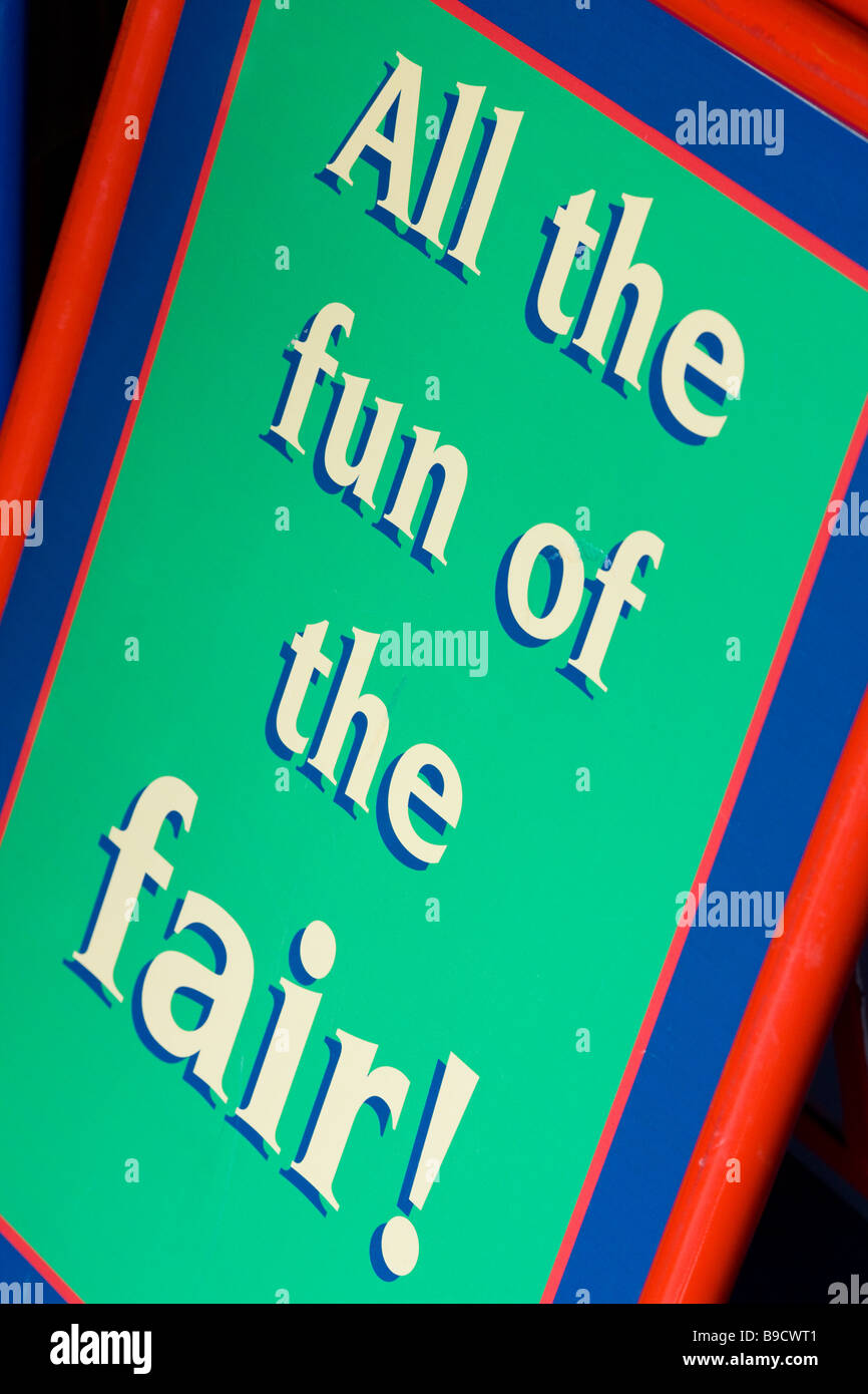 Leisure fun fair sign hi-res stock photography and images - Alamy