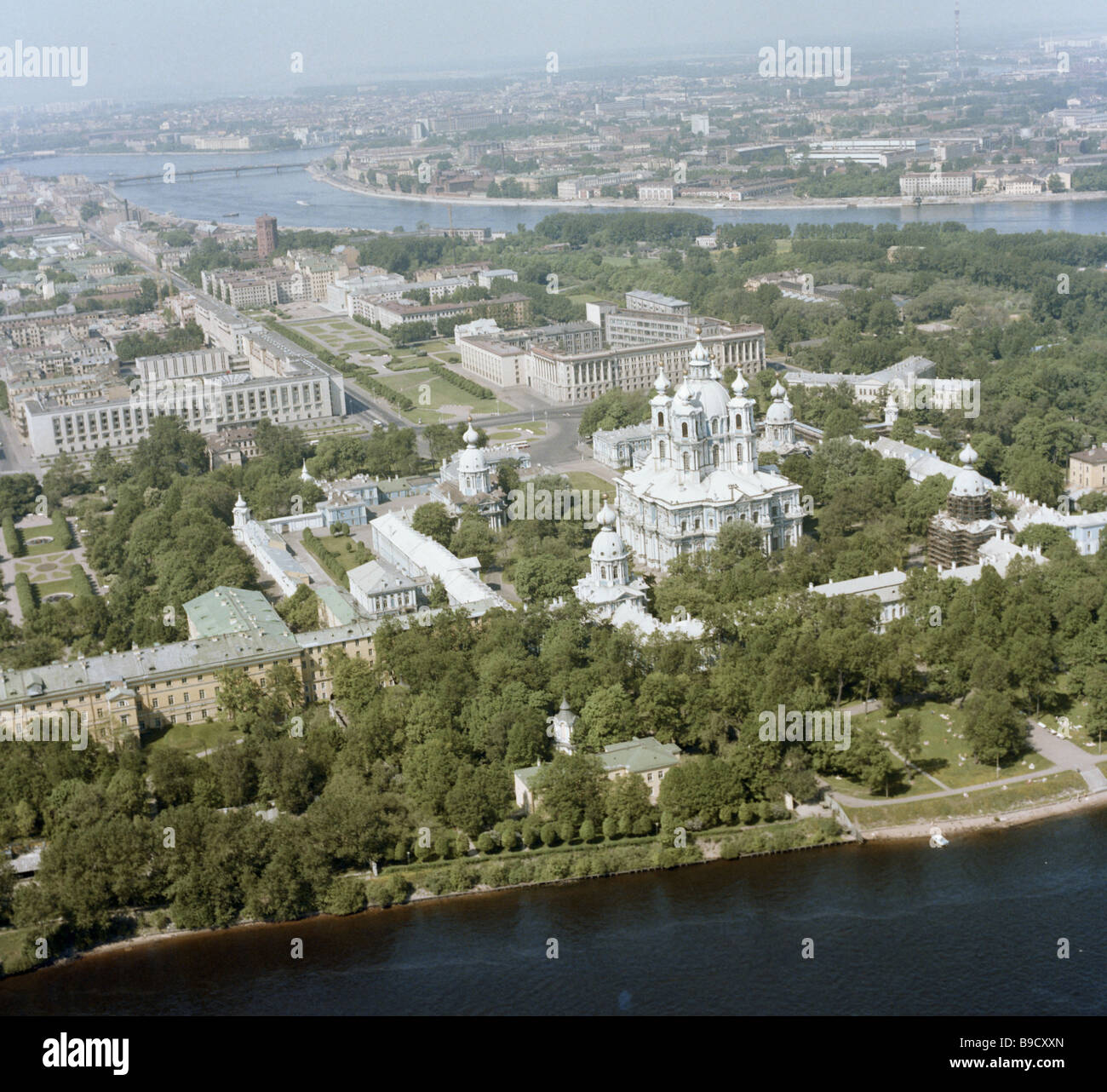 The Smolny Voskresensky Monastery built under a project by Francesco ...