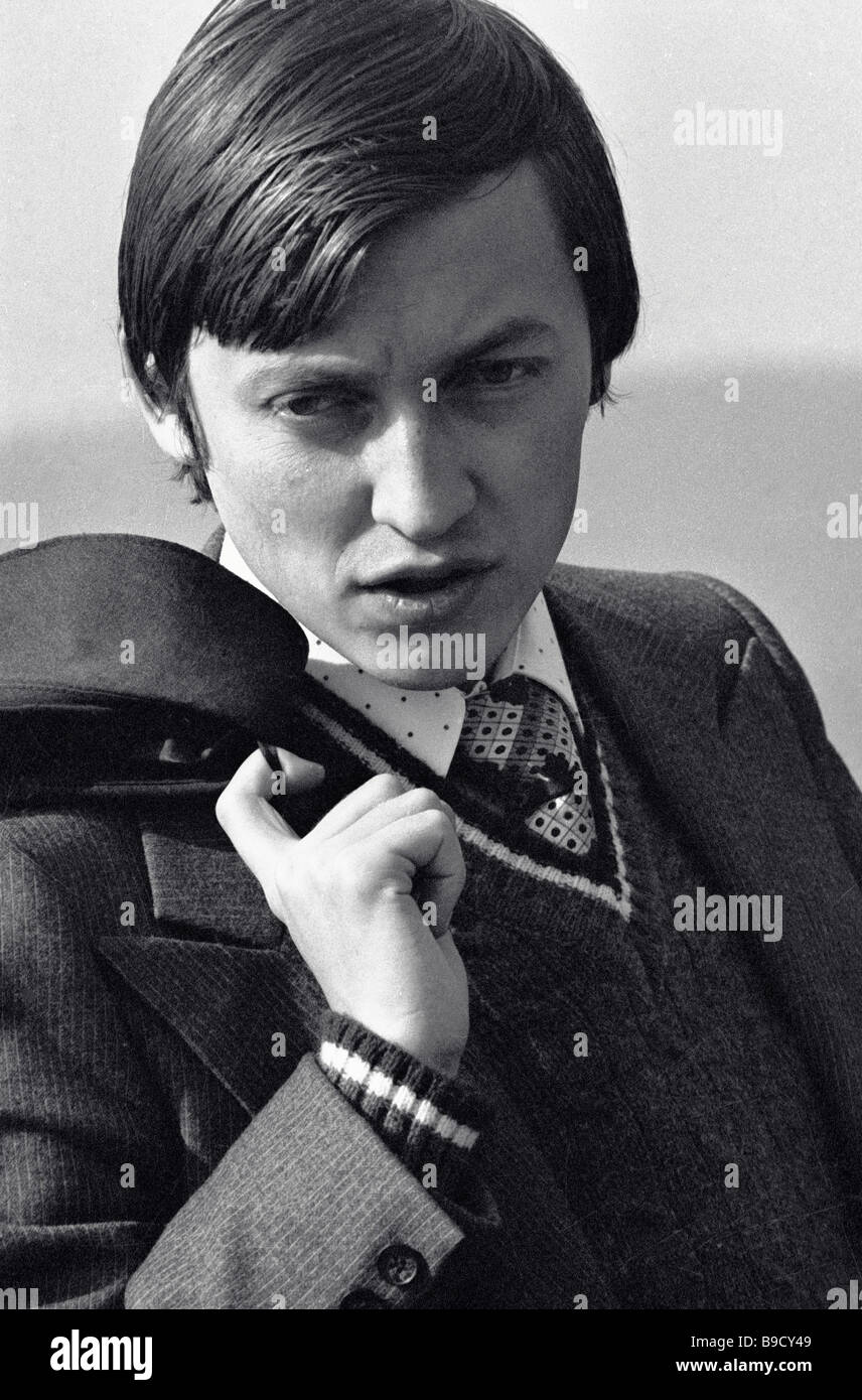 Many times world chess champion Anatoly Karpov Stock Photo - Alamy