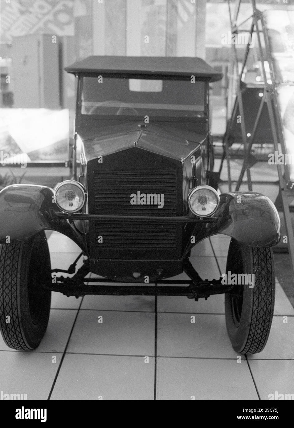 The NAMI 1 automobile made in 1933 at the Avtoprom 84 exhibition Stock ...