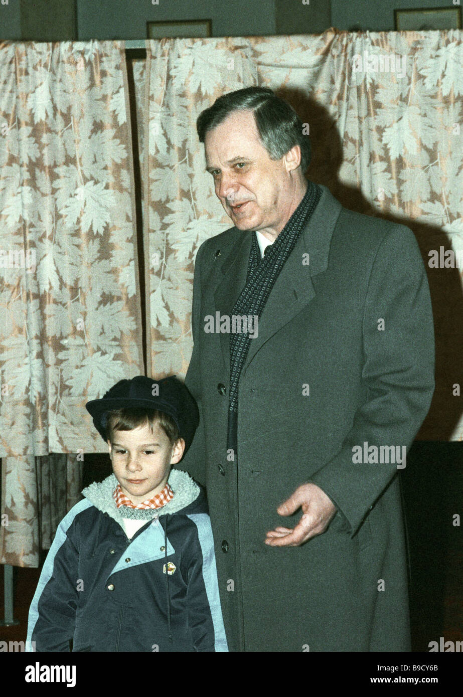 Nikolai Ryzhkov chairman of the USSR Council of Ministers at the ...